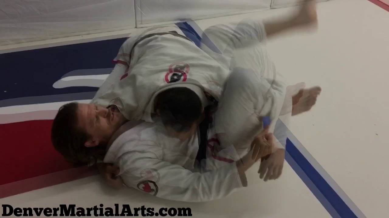 Americana Attack with your legs from bottom side control in BJJ - YouTube