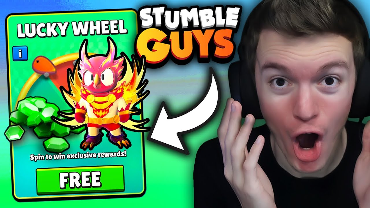 SPINNING NEW *PHOENIX* LUCKY WHEEL IN STUMBLE GUYS! - YouTube