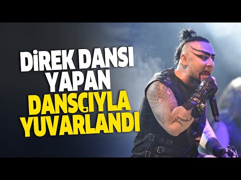Hayko Cepkin direk dansı yapan dansçıyla sahnede düştü! Yerlerde yuvarlandı