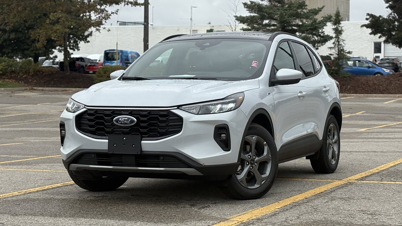 New 2026 Ford Escape ST-Line Select in Space Silver Metallic | Barrie ...