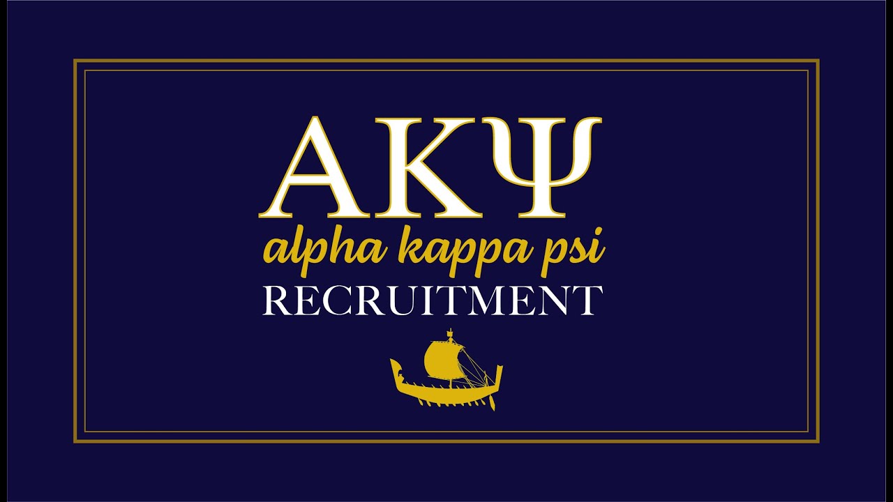 AKPsi Rush Video 2023 - YouTube