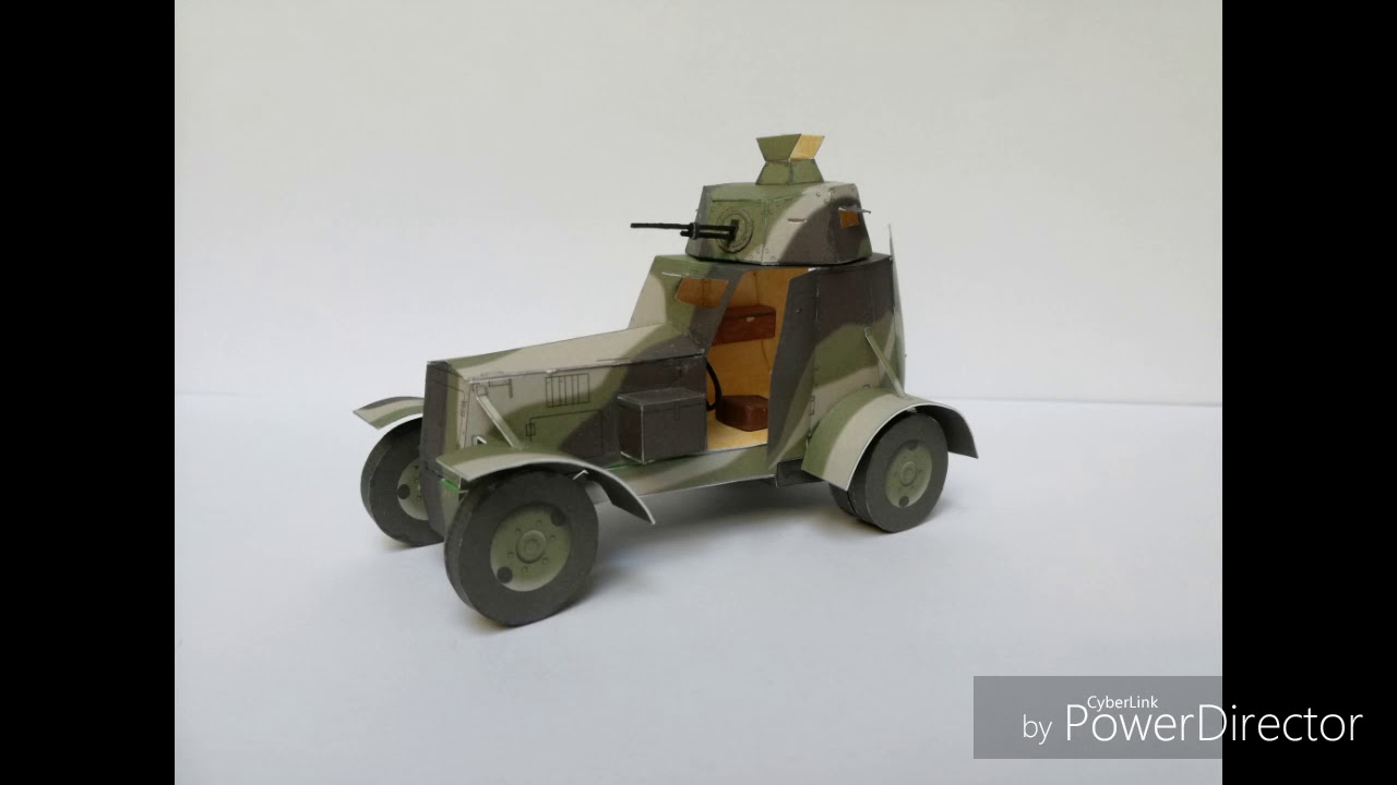 Modele kartonowe - Wz.34 i 7TP (dw) - 1/32 - WAK [Paper model] - YouTube