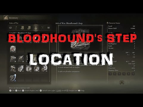 Elden Ring - Bloodhound's Step (Ash of War) Location - YouTube