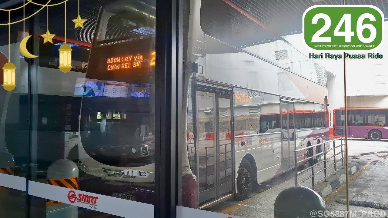 [SMRT] Hari Raya Puasa ride on Volvo B9TL Wright Eclipse Gemini 2 on ...