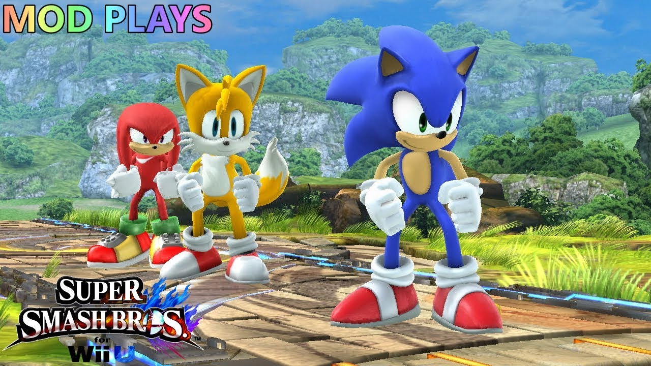 Mod Plays: Super Smash Bros. (Wii-U) - Team Sonic Returns - YouTube