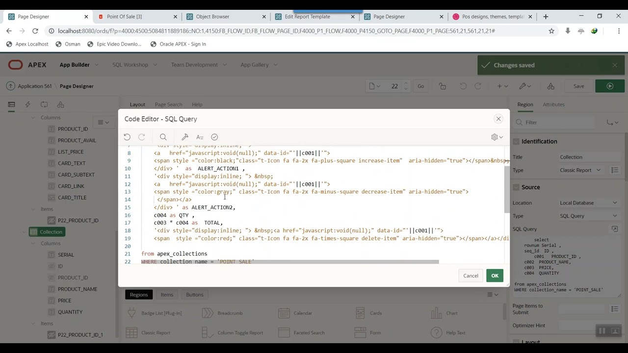 Point Of Sale Page : Update Collection template and add 3 Actions - YouTube