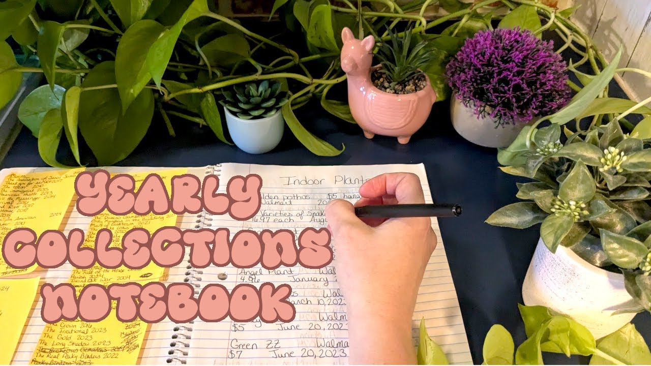 Yearly Long Term Permanent Collections Journal Plan With Me - YouTube