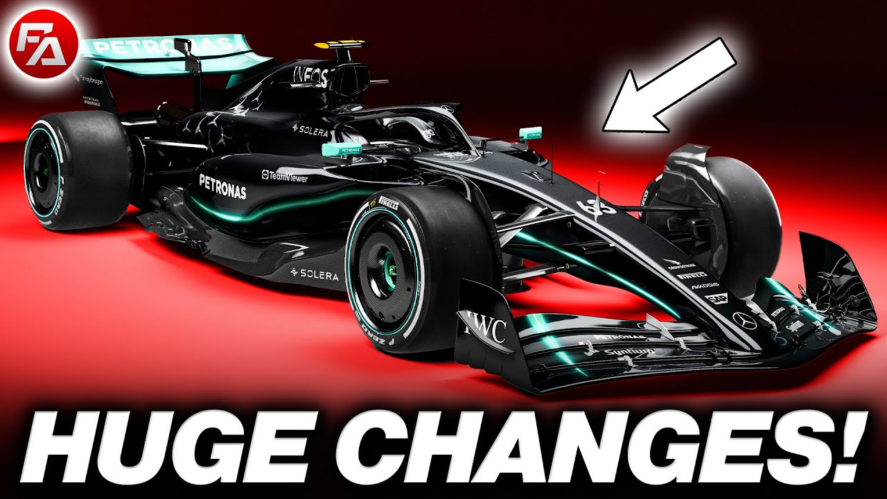 Mercedes JUST REVEALED the FIRST UPDATE on Their W16's CAR DESIGN! - YouTube