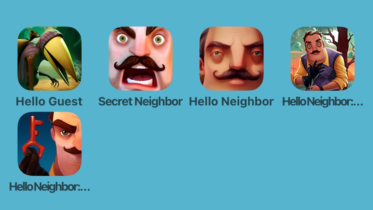 Top 3 Hello Neighbor Games: Hello Neighbor,Hello Neighbor Hide & Seek ...