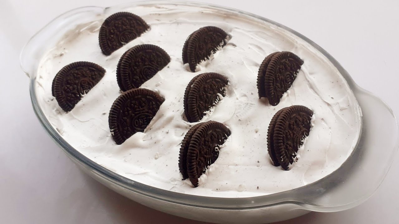 No Fire No Cooking OREO Dessert Recipe You need 3-Ingredient in 2 ...