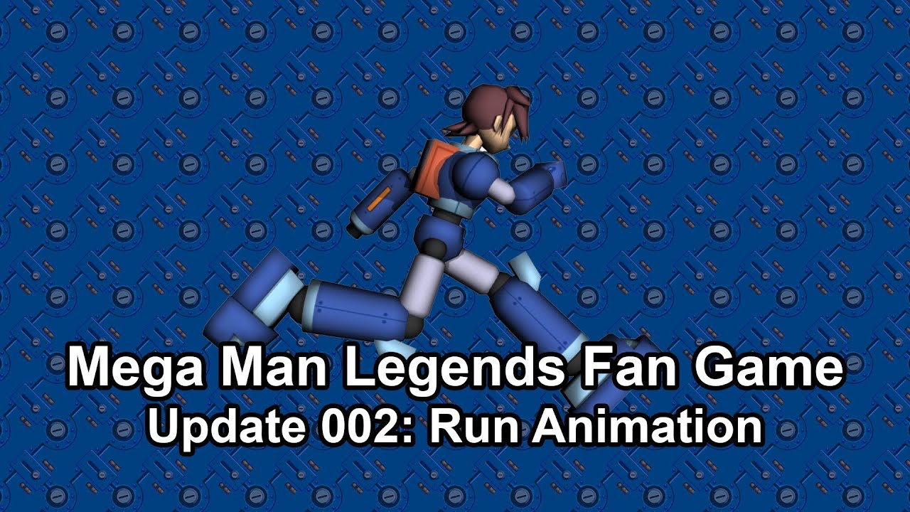 Rockman DASH / Mega Man Legends fan game 002: Run Animation - YouTube