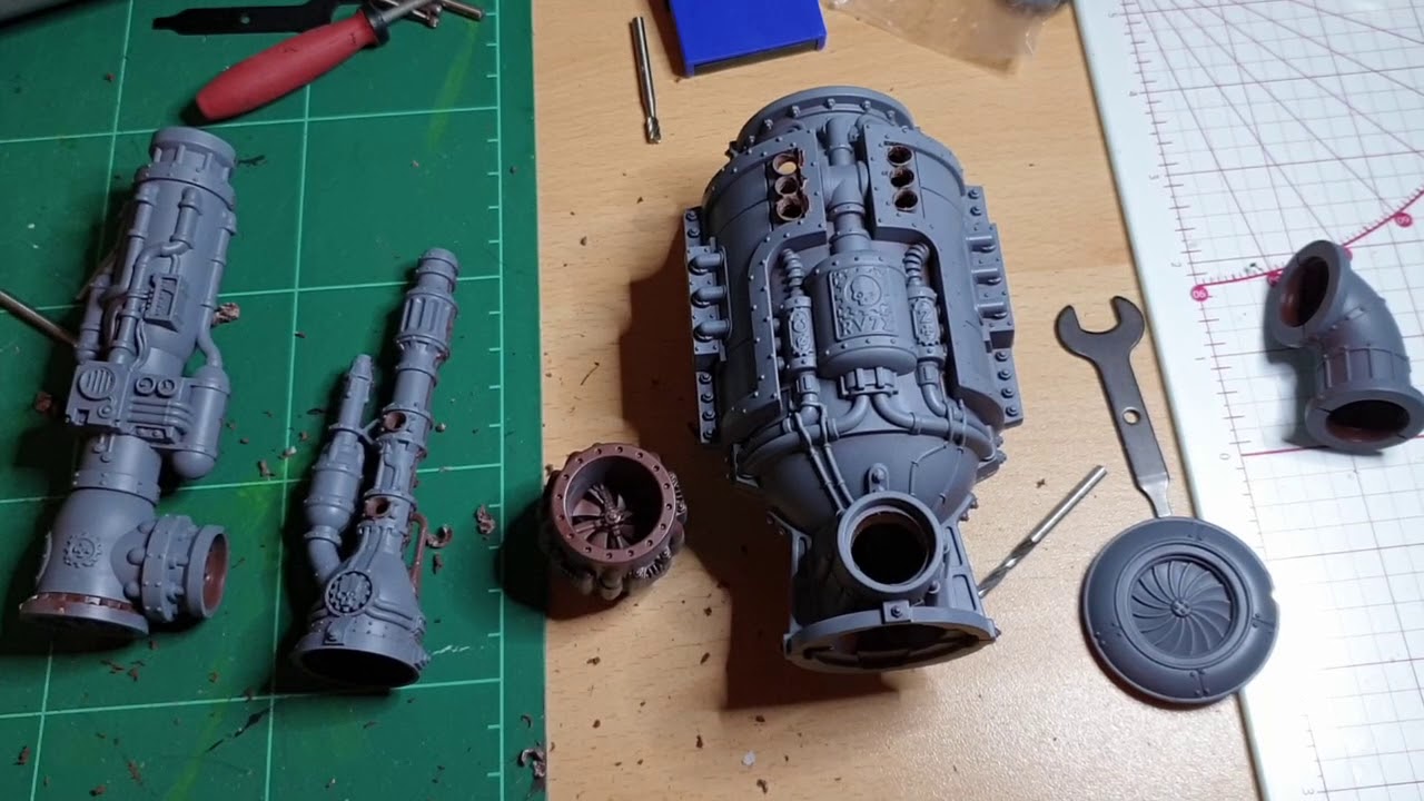 Warhammer 40k Alchomite pipes scenery - fail but could win PART 1 - YouTube