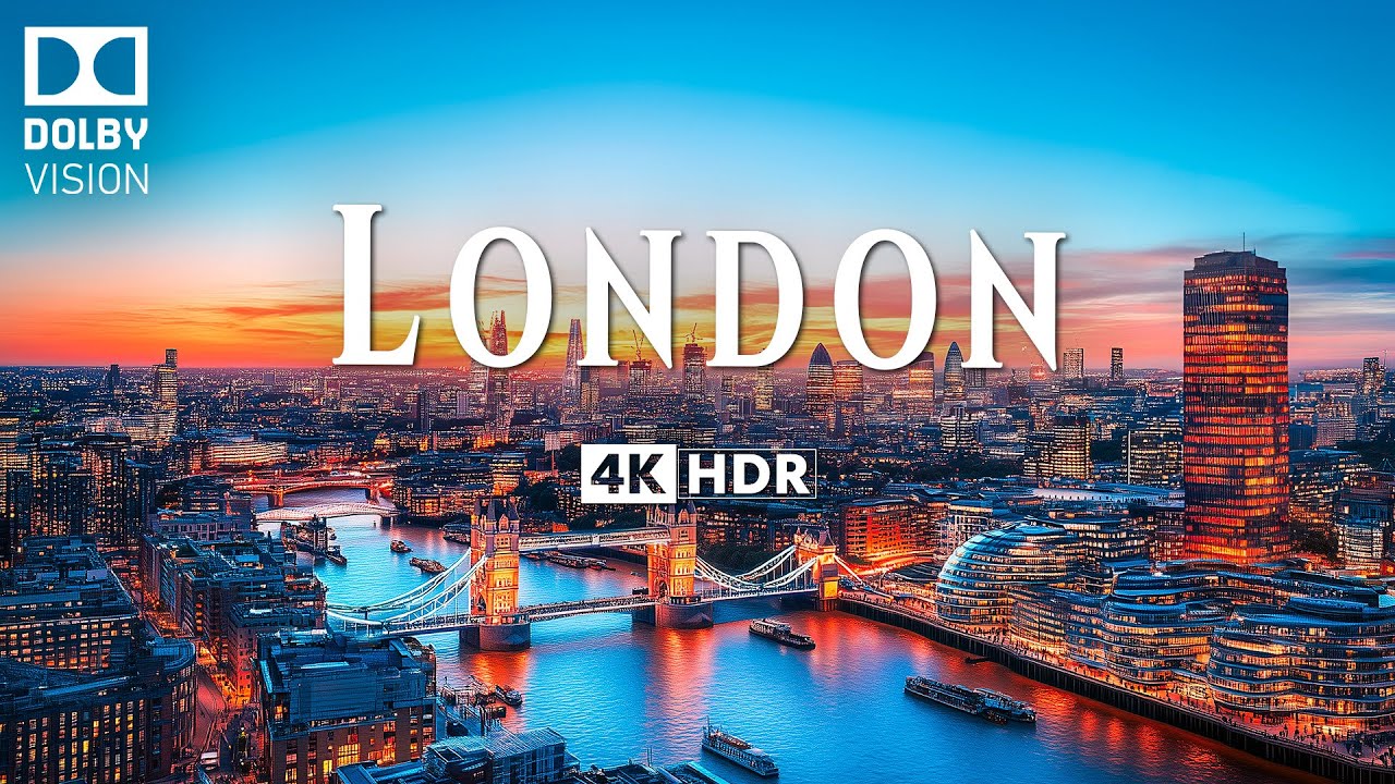 LONDON 4K ULTRA HD [60FPS] • Fly Over London’s Secret Sights with ...
