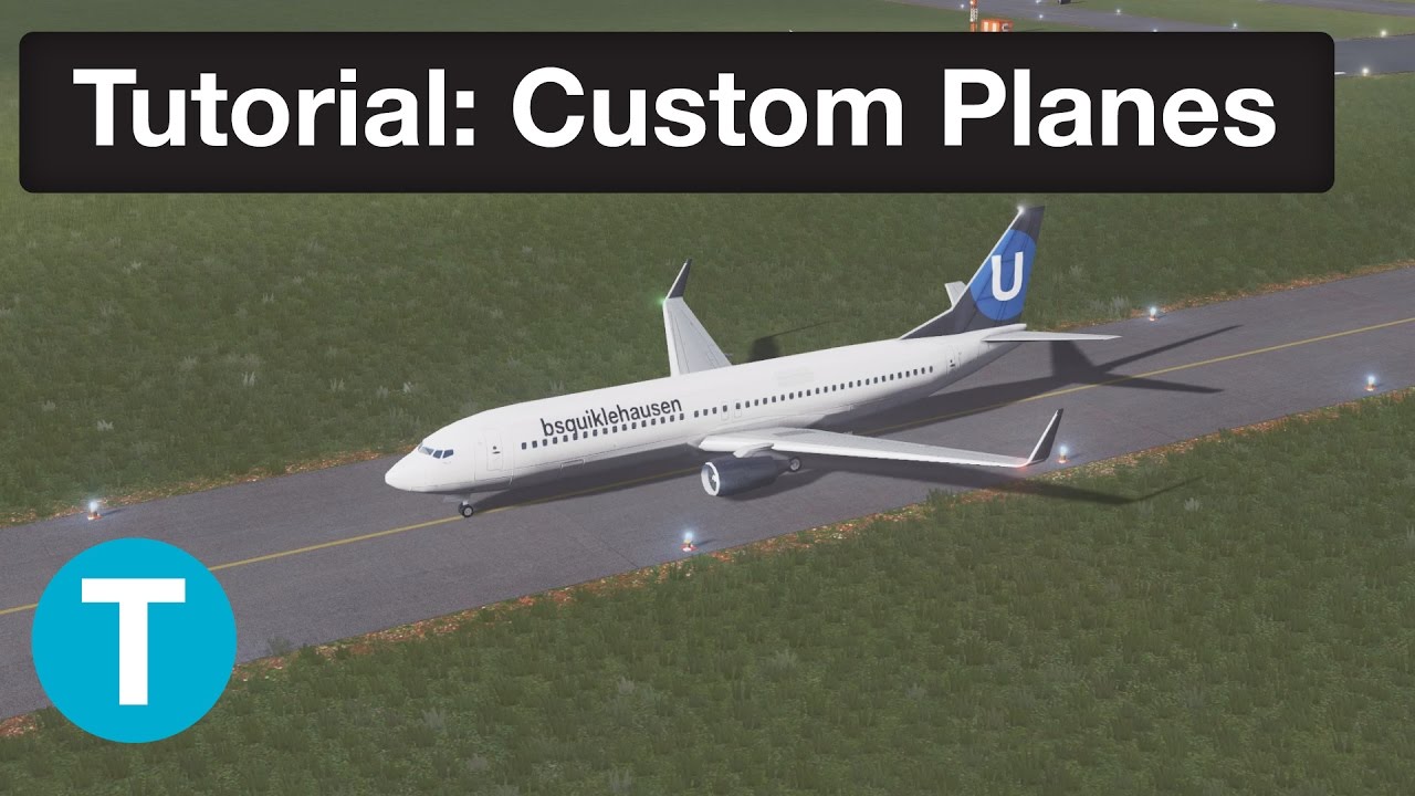 Cities Skylines Tutorials | Custom Plane Livery - with Template! - YouTube
