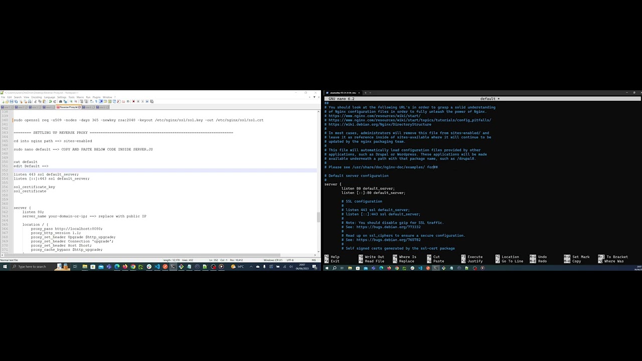 REVERSE PROXY & SSL CONFIG - YouTube