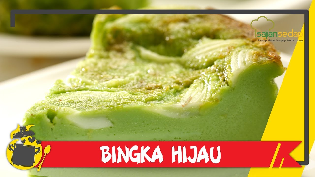 Resep Kue Tradisional: Resep Bingka Hijau yang Lembut dan Manis - YouTube