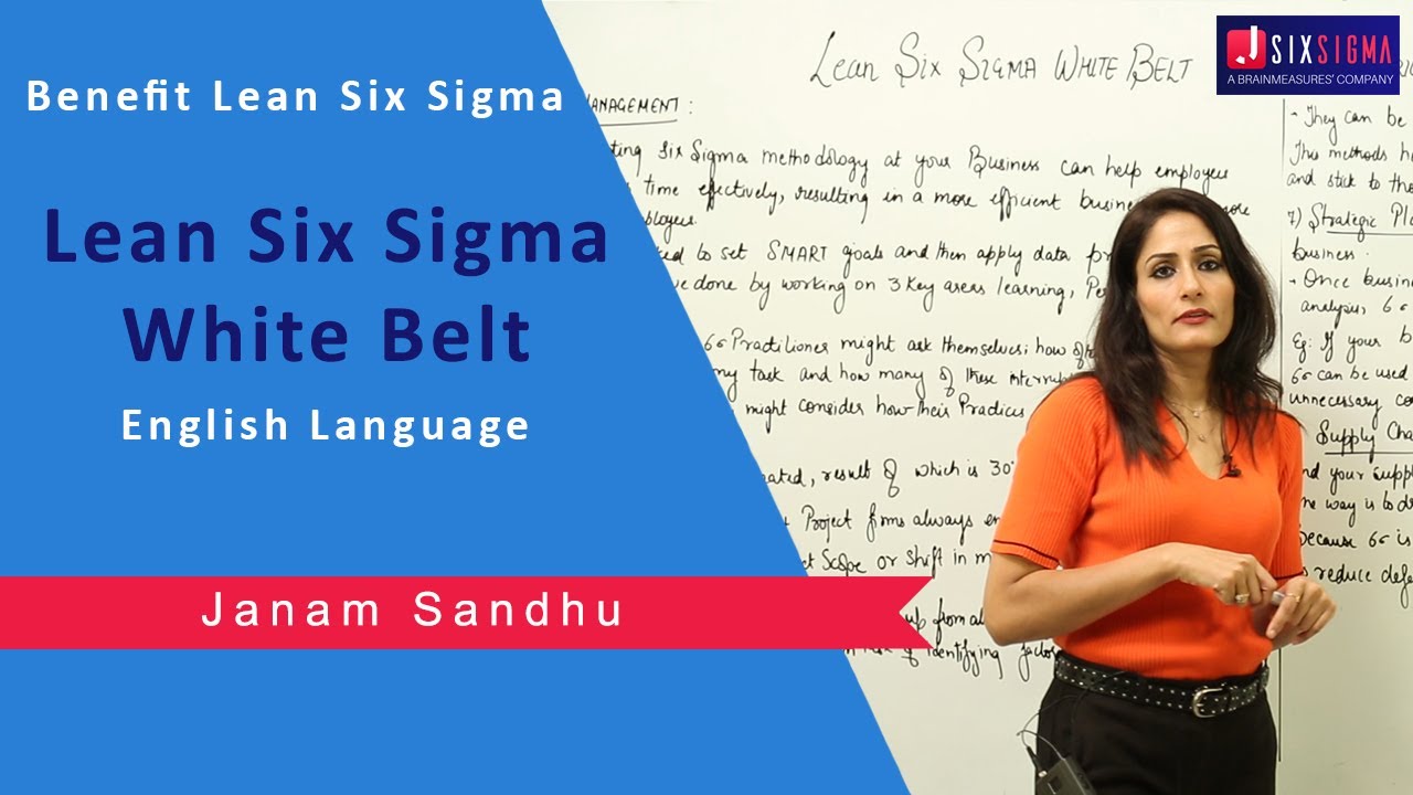 Lean Six Sigma White Belt Course I Benefits Lean Six Sigma I ...