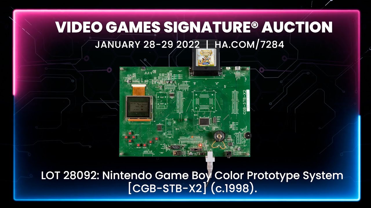 FEATURED ITEM: Rare Prototype of Nintendo's Fan-Favorite Handheld - YouTube