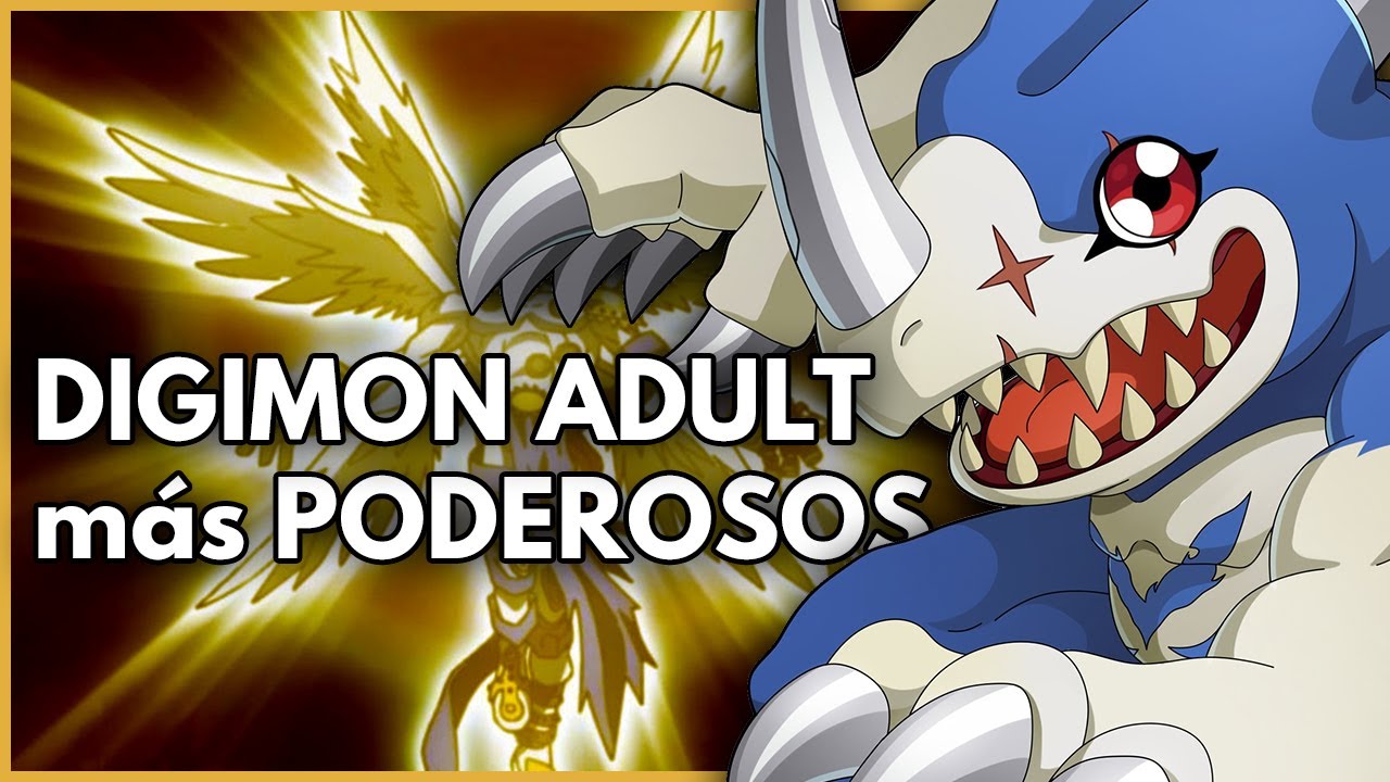 Los 11 Digimon Adult / Champion más Poderosos - YouTube