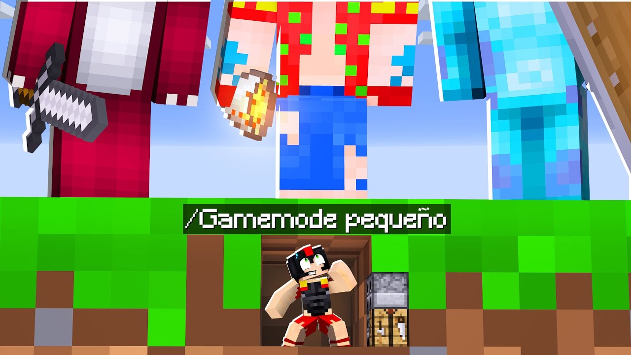 Minecraft: INVICTOR PEQUEÑO vs 3 ASESINOS 😱🔪 MINECRAFT SPEEDRUN con los ...