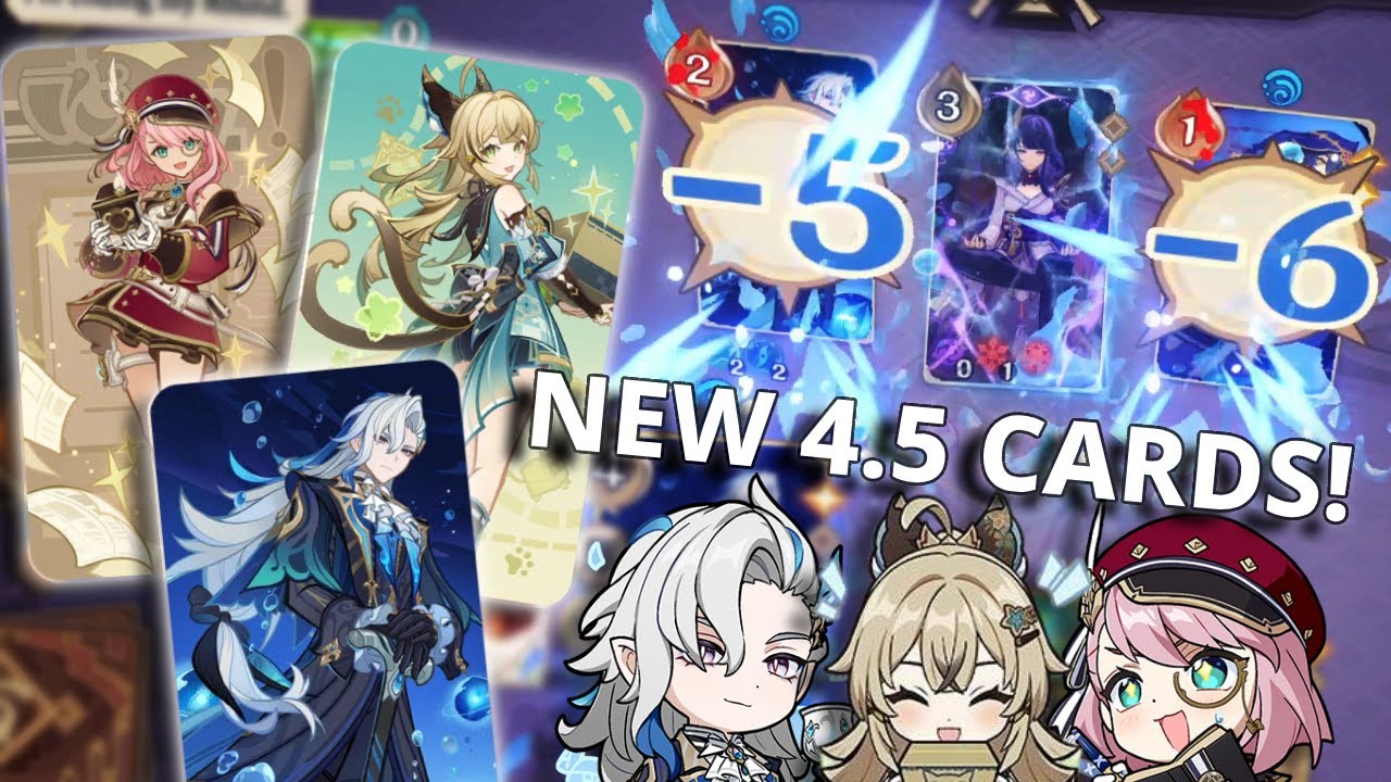 Neuvillette is Broken! Playing the NEW 4.5 Cards | Genshin TCG - YouTube