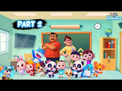 KIKI AND MIU MIU SCHOOL TRIP || PART 2 😅 || BABY BUS CARTOON || KIDS ...