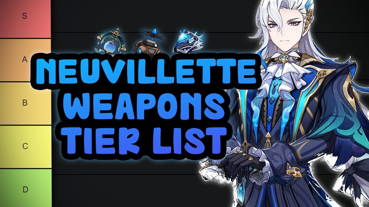 Neuvillette Weapons Catalysts Tier List Genshin Impact 4 1 YouTube