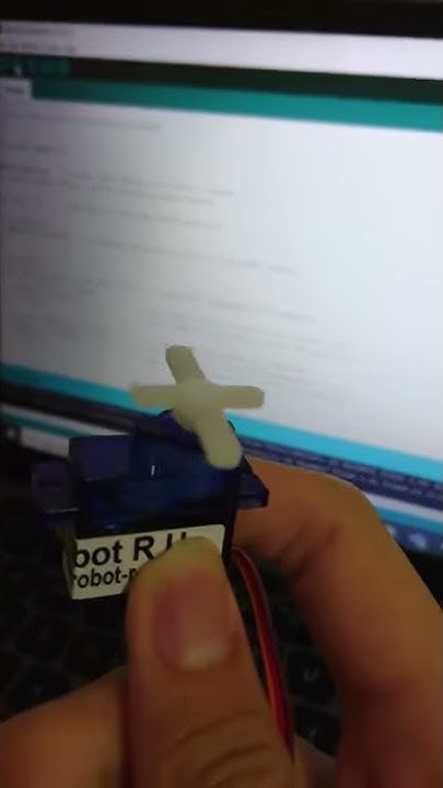 Arduino servo motor FS90 sweep - YouTube