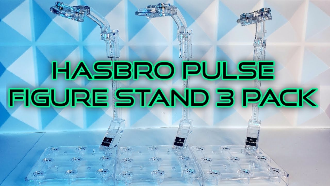 Hasbro Pulse Stands 3 Pack for Star Wars Black Series & Marvel Legends ...