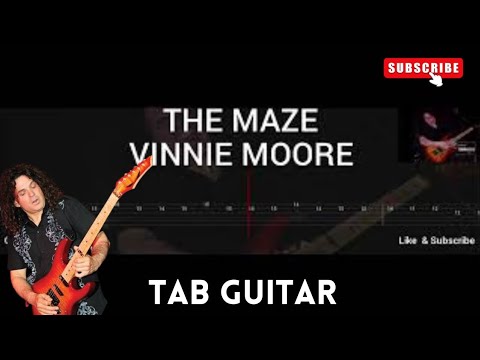 VINNIE MOORE - THE MAZE ( TAB GUITAR ) - YouTube