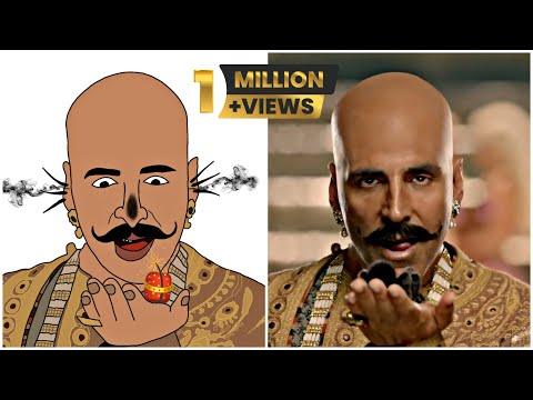 bala bala shaitan ka sala video | funny drawing meme 🤣 | housefull 4 | akshayKumar | Bala bala song