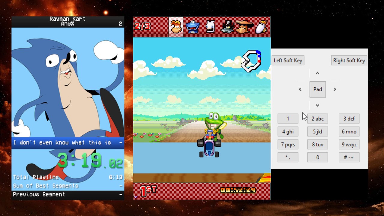 Rayman Kart All Races in 51:30 [PB] [BLIND RACE] - YouTube