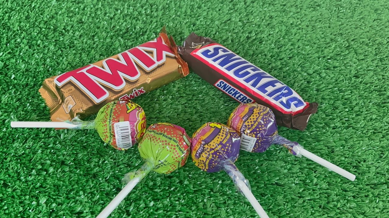 How To Open Candy Chocolate Twix Snıckers Chupa Chups Asmr | Satisfying ...