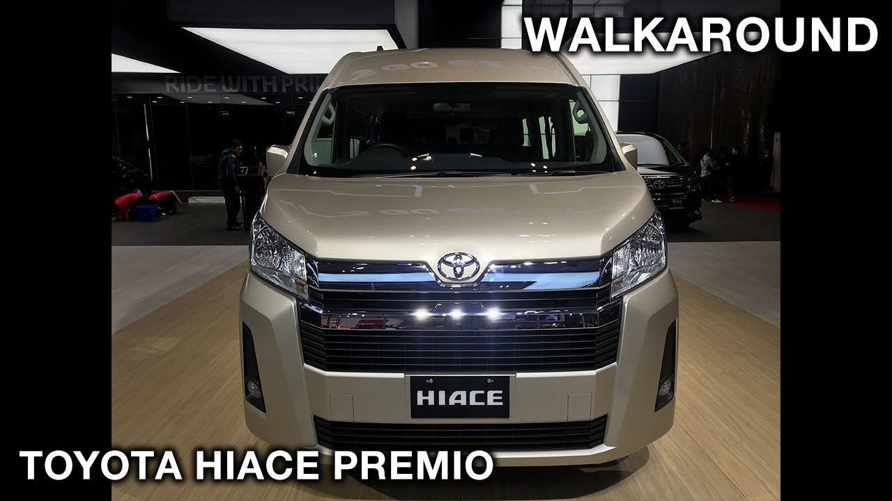 Toyota Hiace Premio 2019 Exterior & Interior Walkaround #GIIAS2019 ...