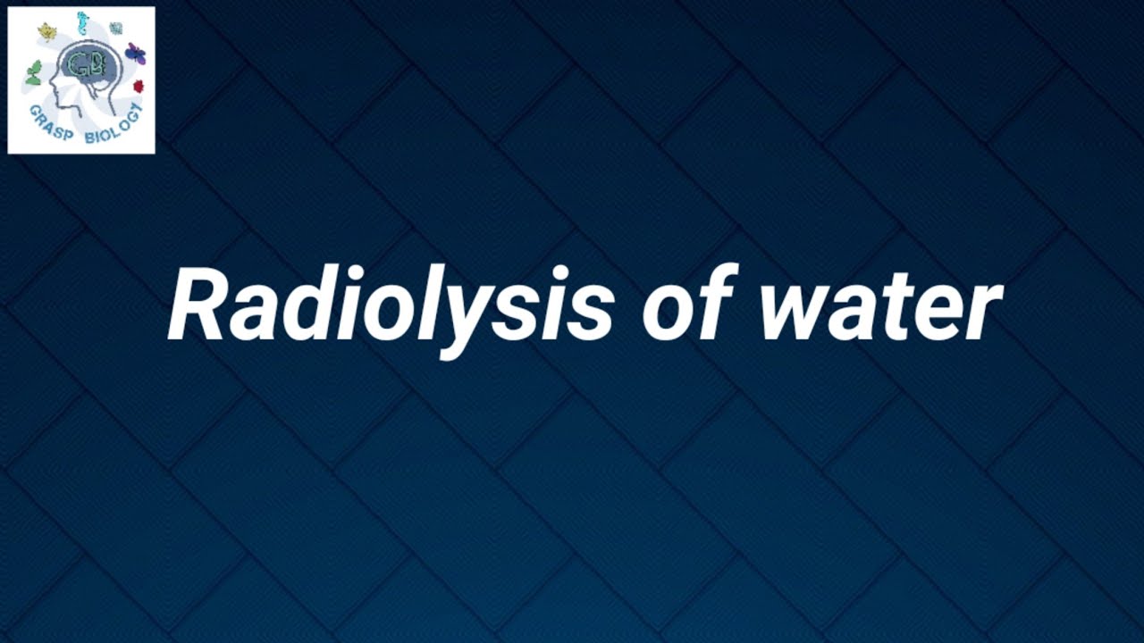 Radiolysis of water - YouTube