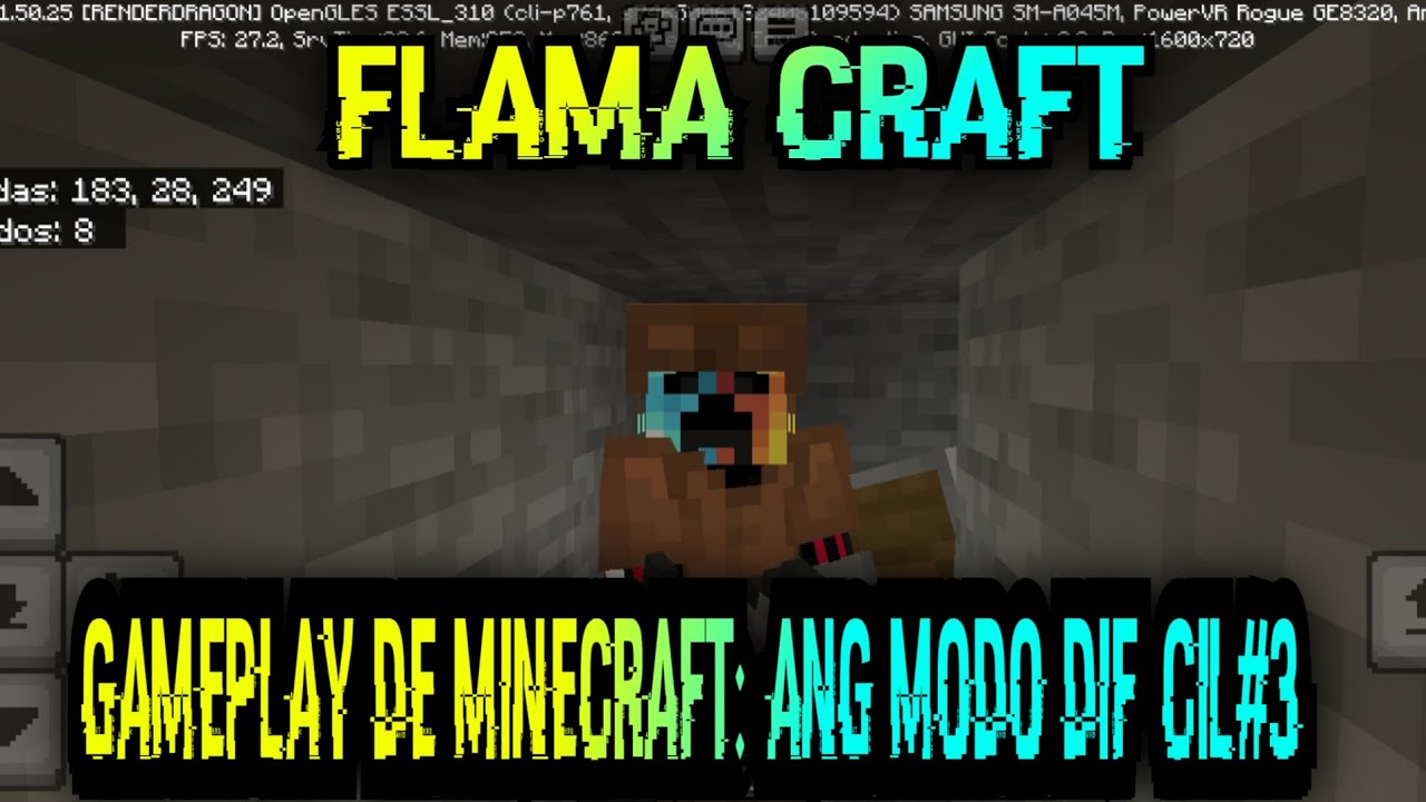 GAMEPLAY DE MINECRAFT: ANG MODO DIFÍCIL#3 - YouTube