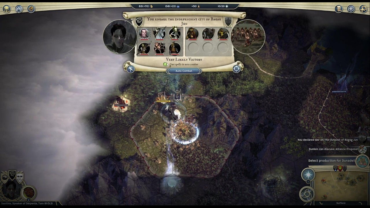 Turn 18 - 🧝🐾 High Elf Arch-Druid | #020 AoW3 "Auto-Combat Only" 1v1 | 🎮 Age of Wonders 3 - YouTube