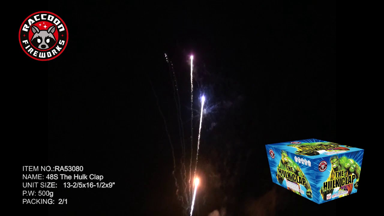 The Hulk Clap by Raccoon Fireworks RA53080 - YouTube