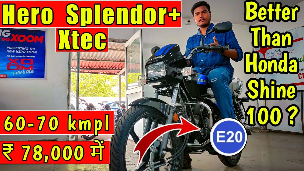 2023 New Hero Splendor+ Xtec BS7 Review |E20 | OBD 2 | Price| Mileage ...