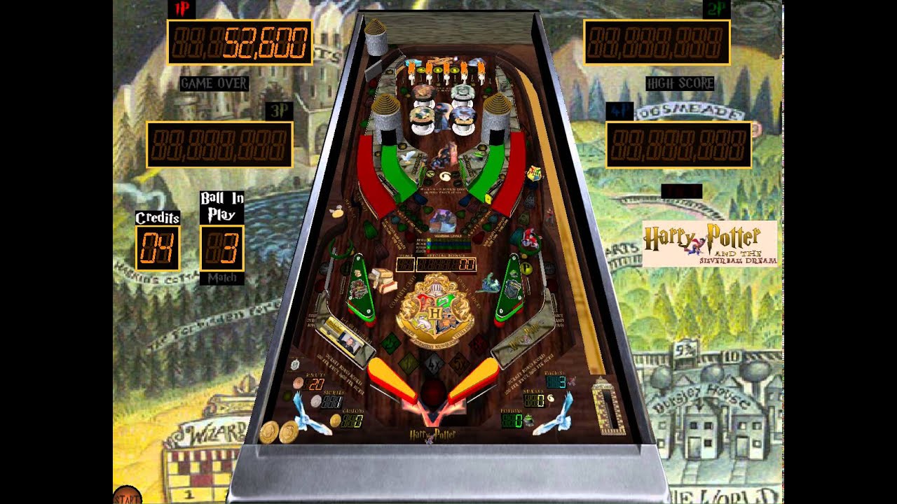 Harry Potter and the Silverball Dream (pinball table) - YouTube