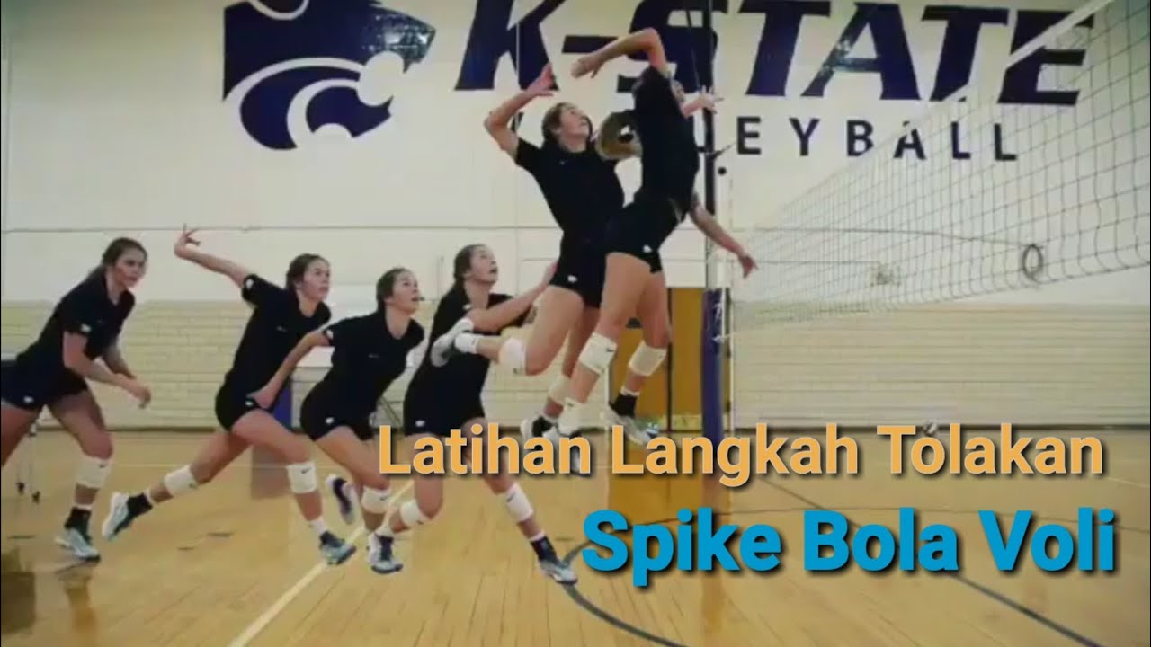 Latihan Timing langkah tolakan Spike Bola Voli - YouTube