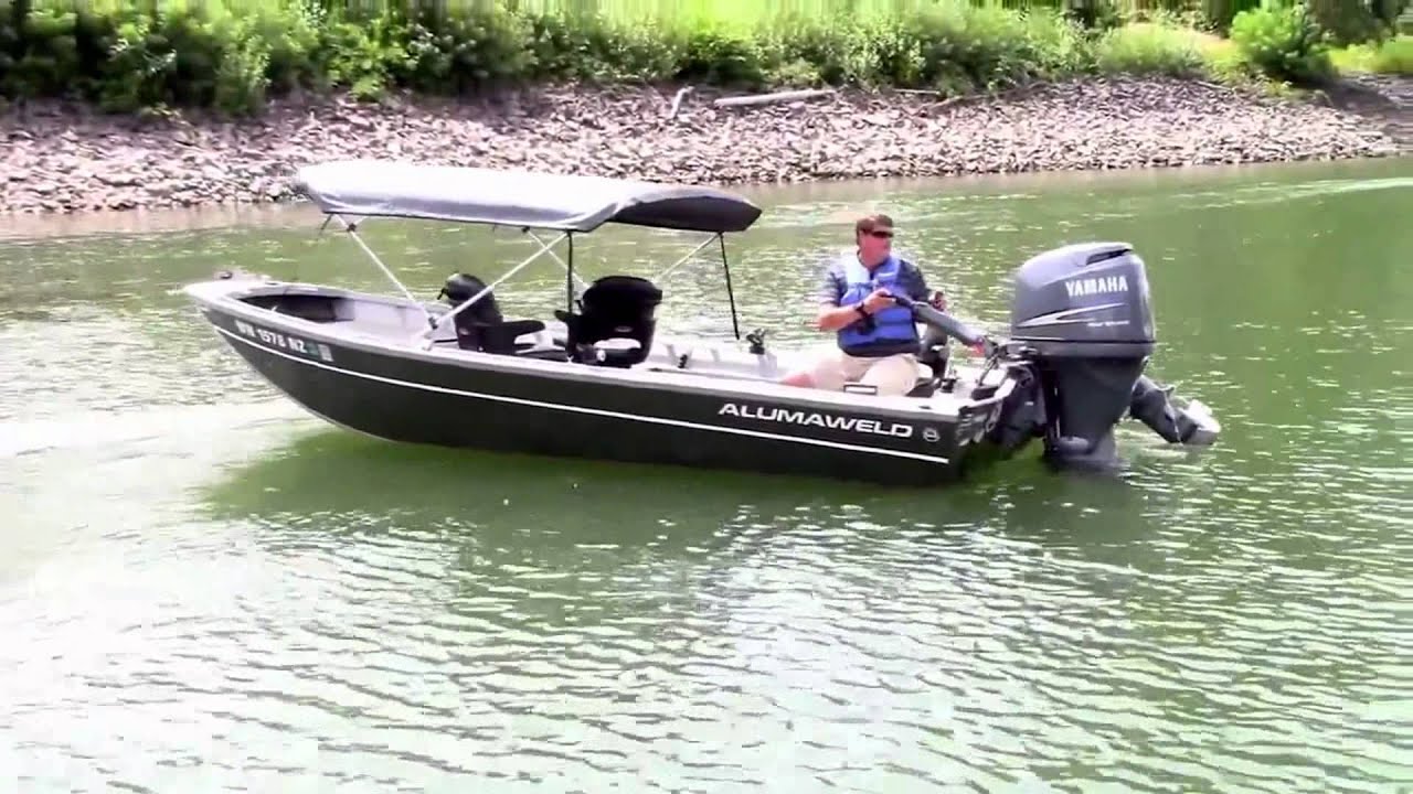 1987 Alumaweld 16' 6" Open Sled - YouTube