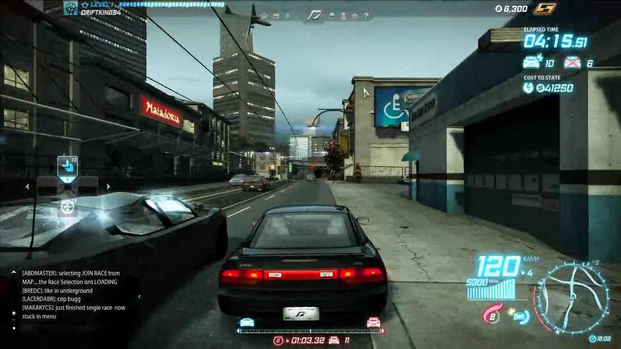 Need for Speed World - Free Roam with Police - YouTube