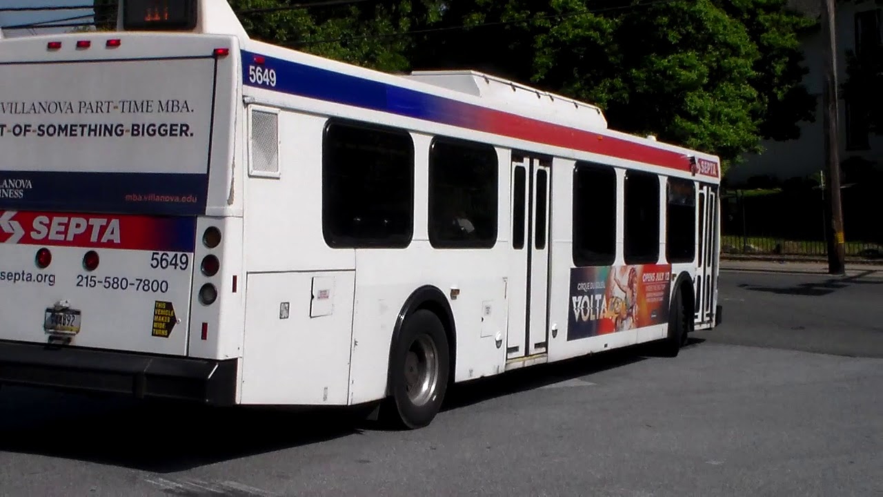 SEPTA BUS: NEW FLYER D40LF 5649 ON ROUTE: 117 PT4 - YouTube