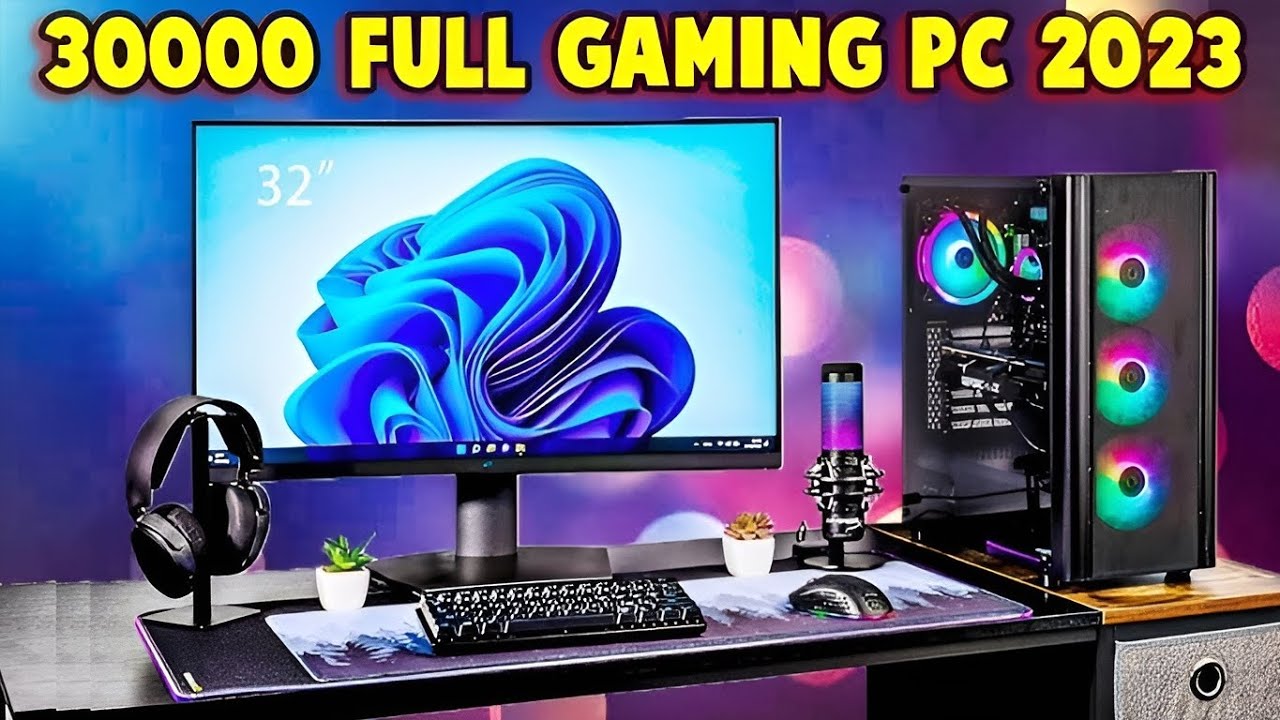 ₹30k Full Setup Gaming PC With Monitor ⚡ || GTA V 100+ FPS 🔥 - YouTube