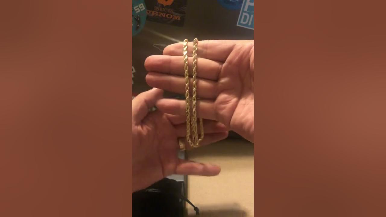 Jacoje 5mm 22” D/C Rope chain - YouTube
