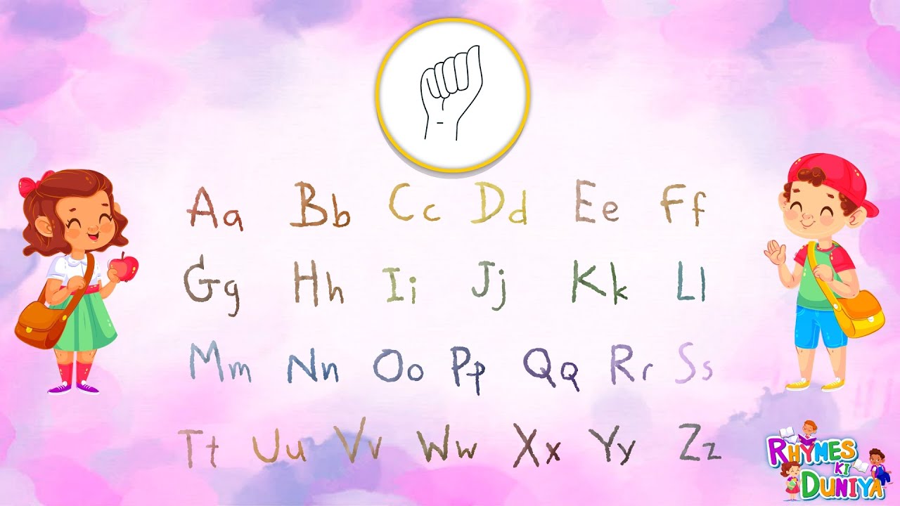 ABCD in English | Alphabet song | Read and Write The Alphabet | Learn ...