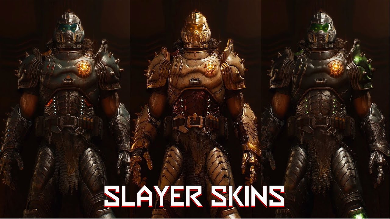 DOOM The Dark Ages - Slayer Skins Showcase - YouTube