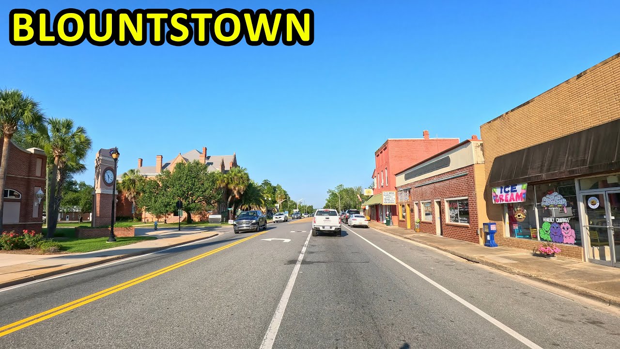 Blountstown Florida Driving Through - YouTube